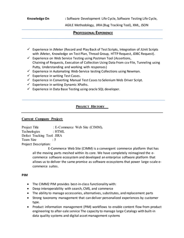 Bharathi Resume 1 | PDF