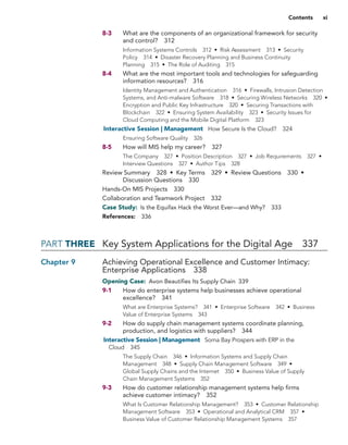 (eTextbook PDF) for Management Information Systems: Managing the ...