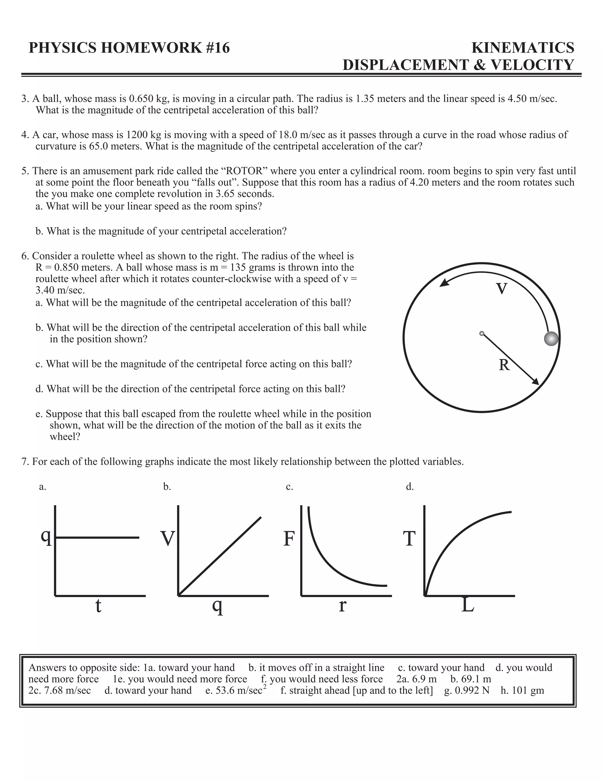 40561671 home-worksheets-review | PDF | Physics | Science