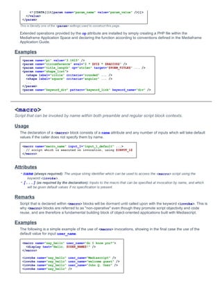 MediascriptKeywordReference | PDF