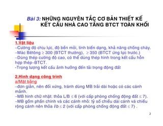 Kết Cấu Nhà Cao Tầng Ts. Lương Văn Hải | PPT