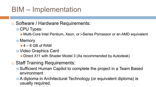 BIM Presentation | PPT