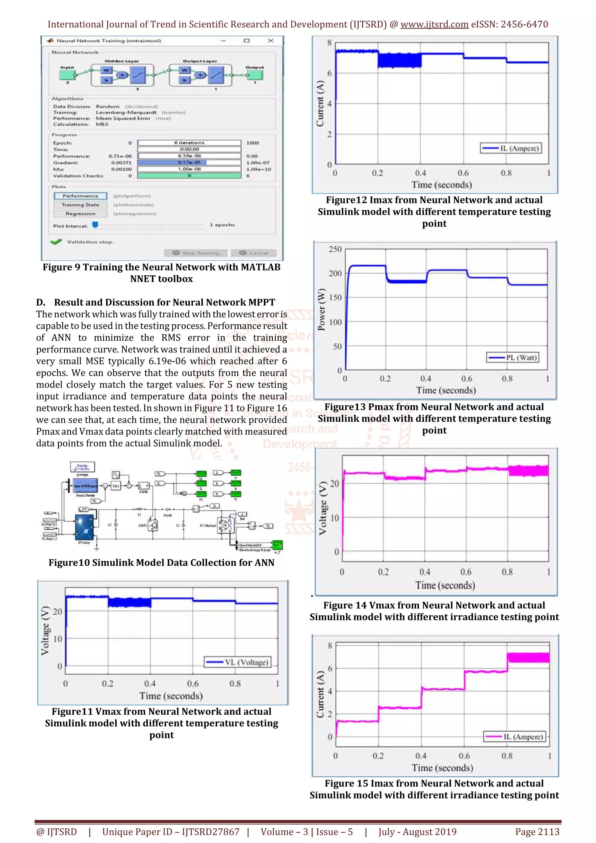 Artificial Neural Network for Solar Photovoltaic System Modeling and Simulation | PDF