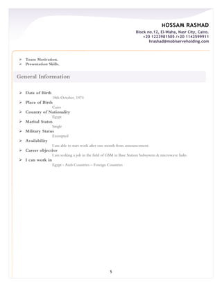 Hossam Rashad CV | PDF