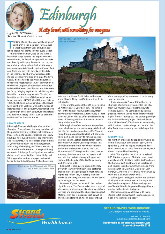 edinburgh | PDF | Europe Travel | Travel Locations