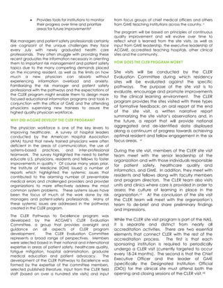 Clinical Learning Environment Review | PDF