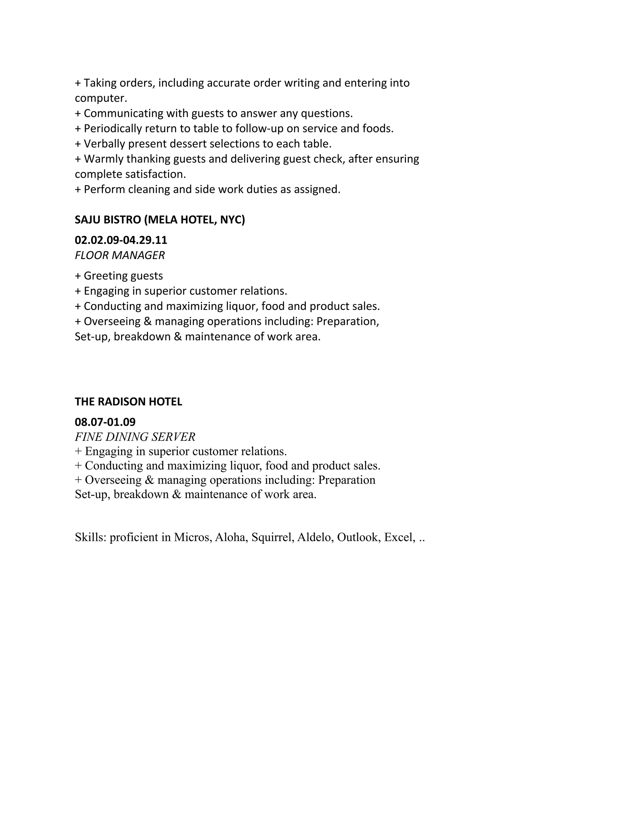 UPDATED RESUME MARCH | RTF