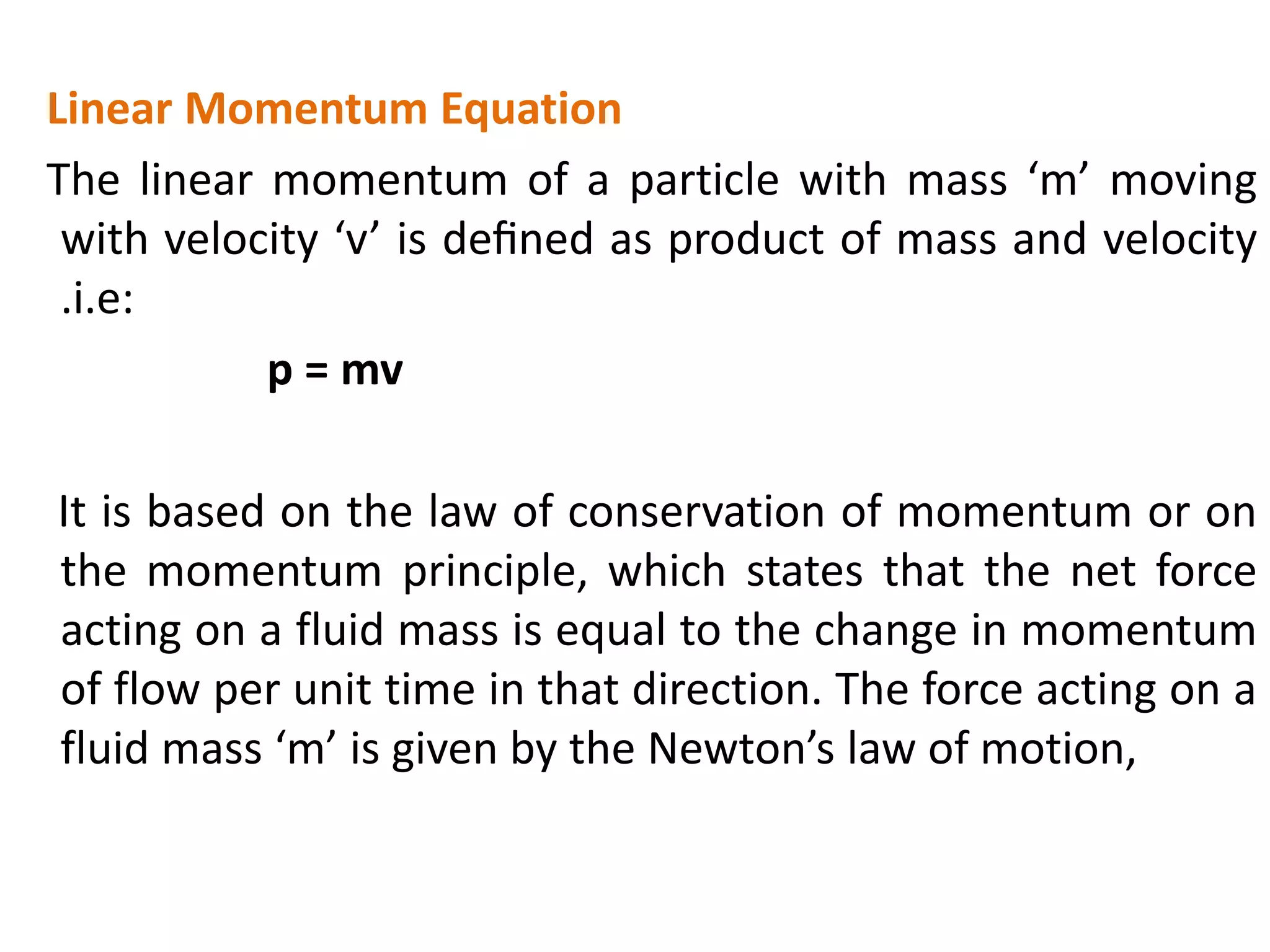 linear momentum and impulse equations | PPTX