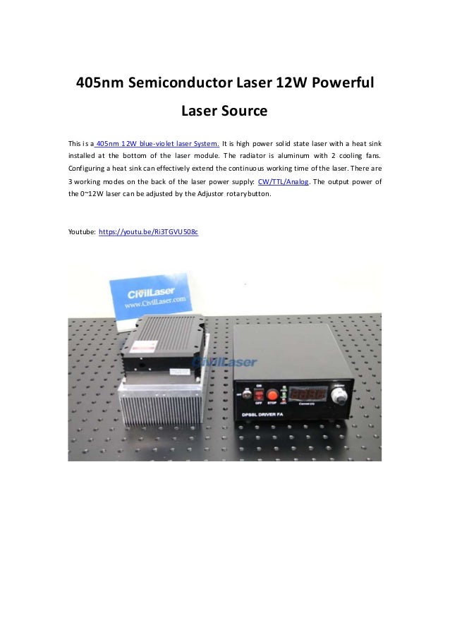 405nm 12W Blue-violet Diode Laser System.docx
