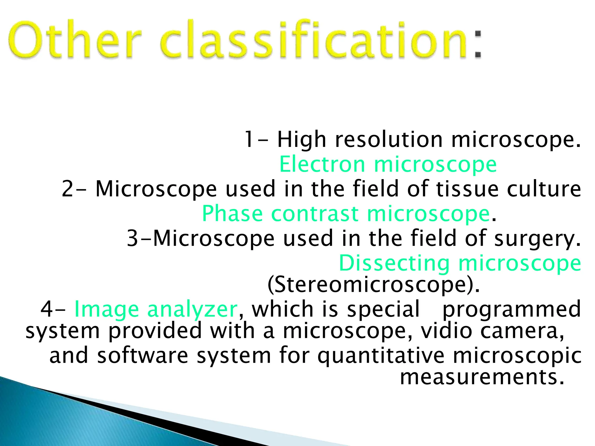 123 Types of microscopes & Microtechniques | PPT