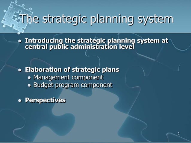 STrategic Planning | PPT
