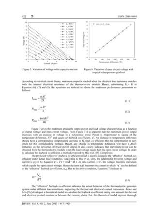 Performance Analysis of (Bi2Te3-PbTe) Hybrid Thermoelectric Generator | PDF