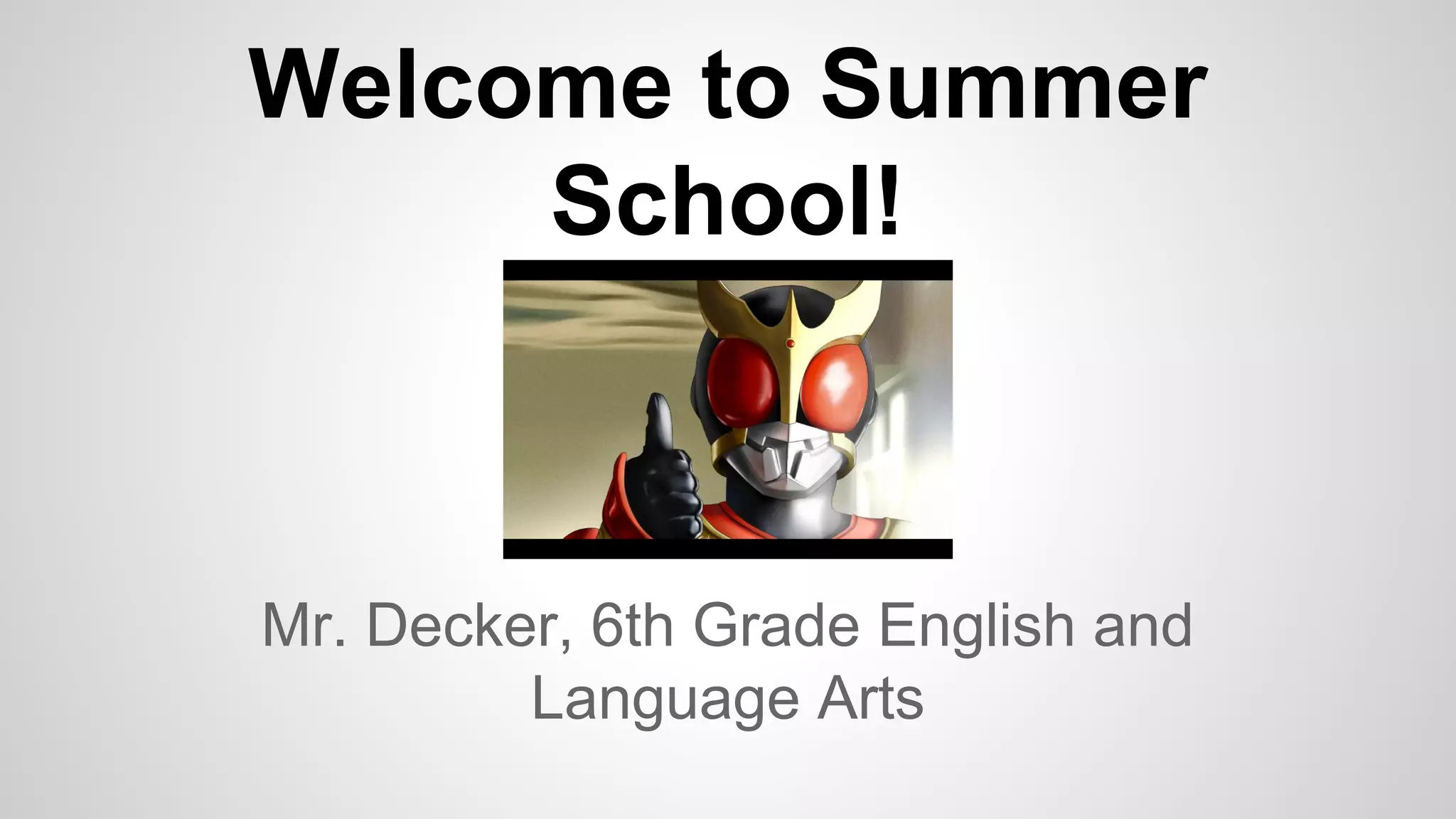Summer School Day 1 | PPT