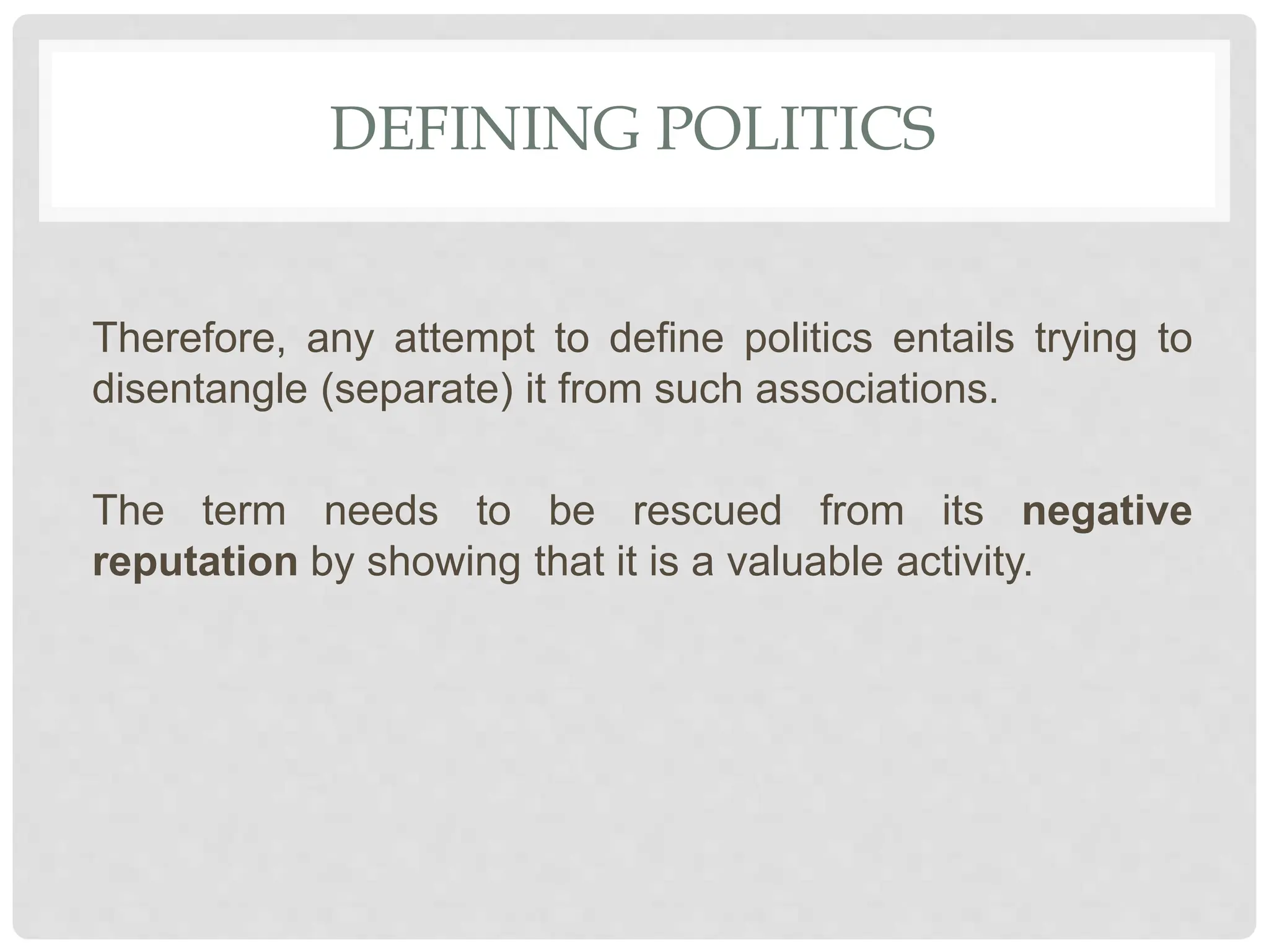 What is Politics by Andrew Heywood - Introduction to Politics | PPT