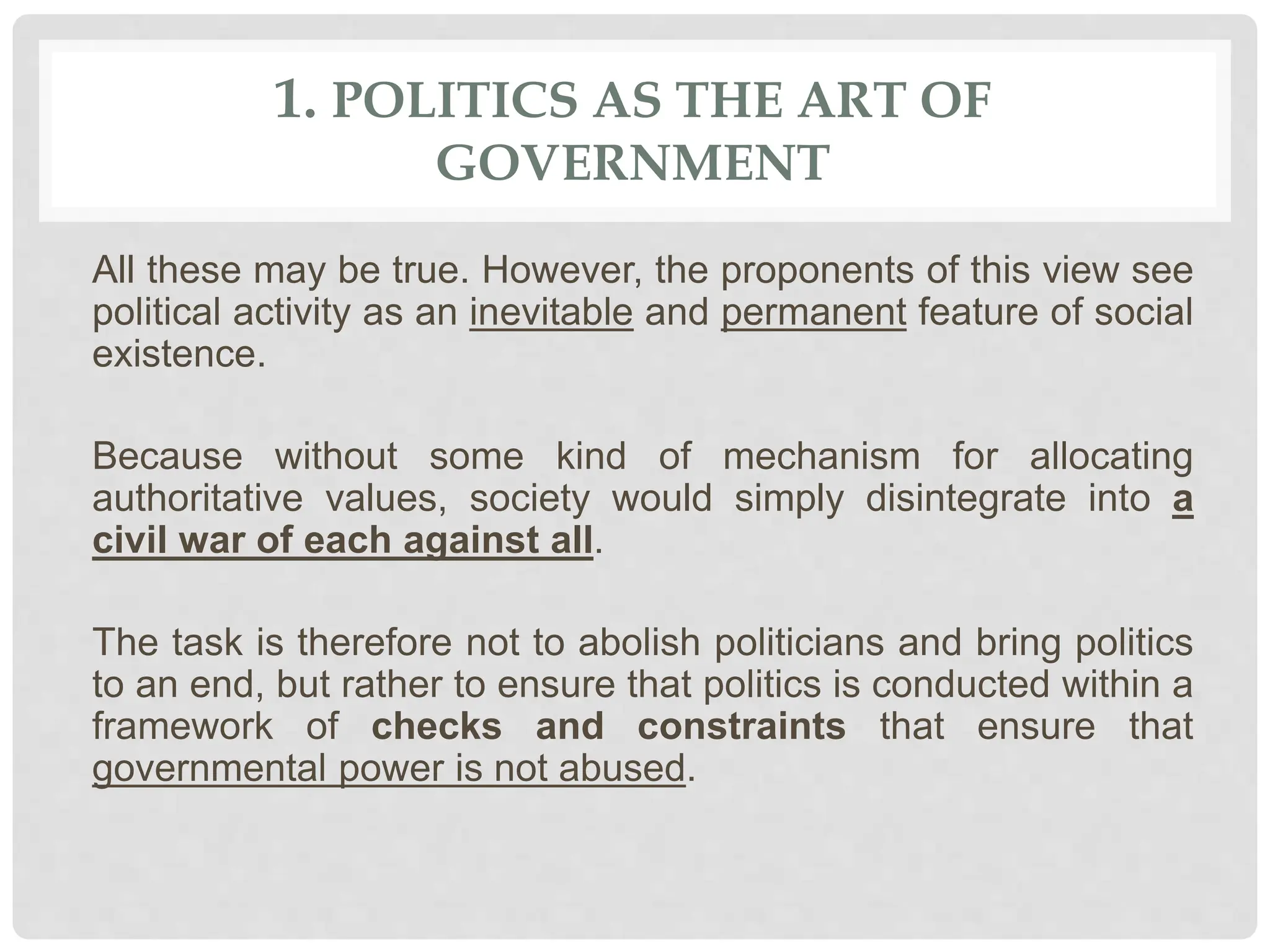 What is Politics by Andrew Heywood - Introduction to Politics | PPT