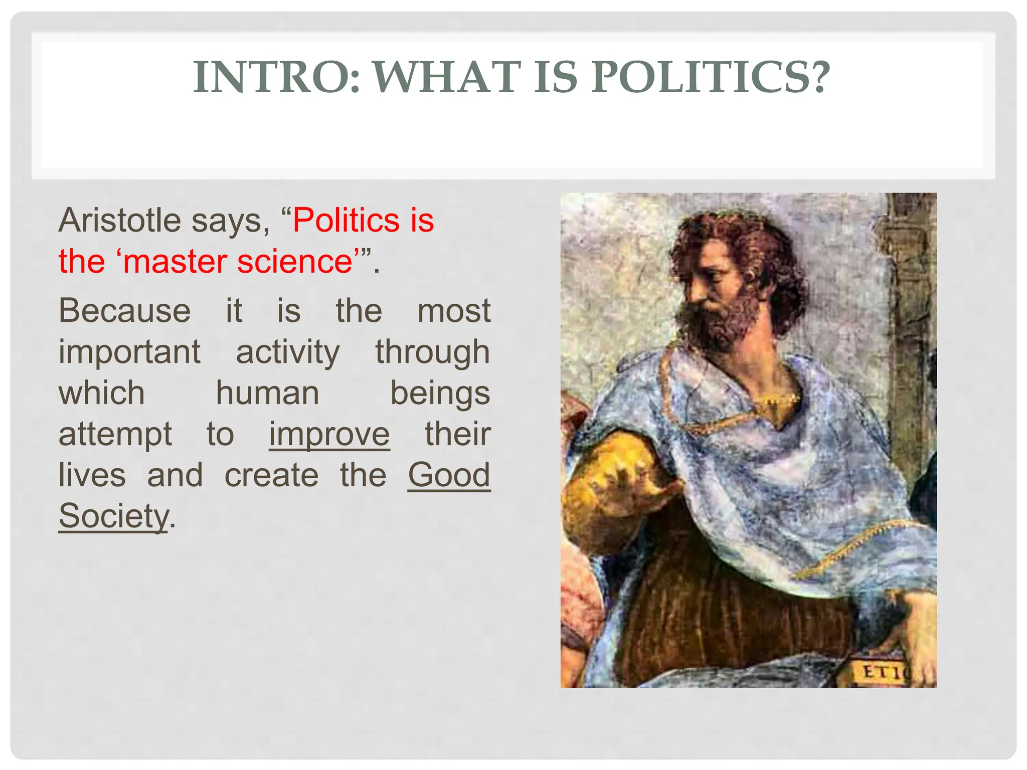 What is Politics by Andrew Heywood - Introduction to Politics | PPT