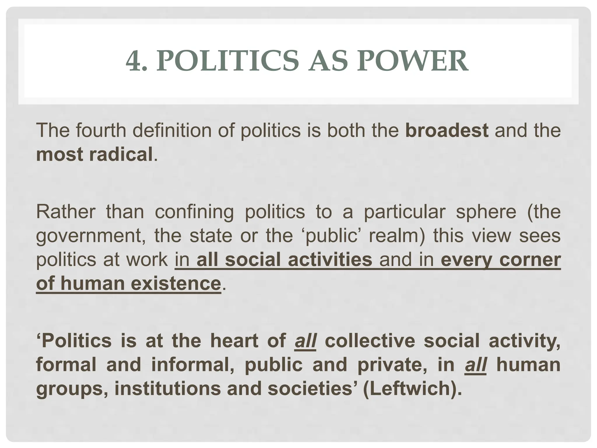 What is Politics by Andrew Heywood - Introduction to Politics | PPT