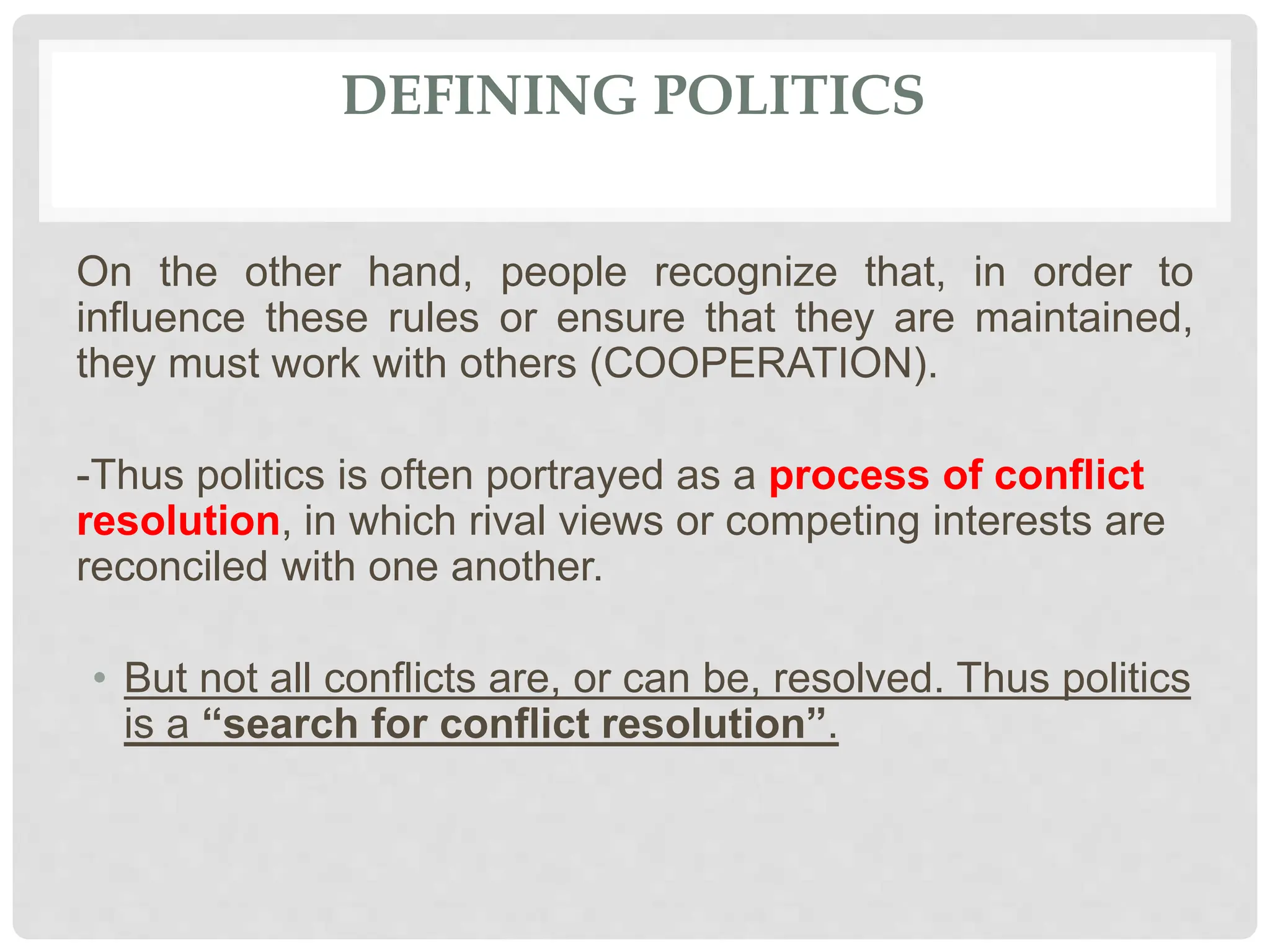 What is Politics by Andrew Heywood - Introduction to Politics | PPT