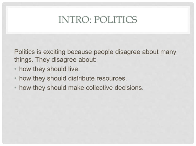 What is Politics by Andrew Heywood - Introduction to Politics | PPT ...