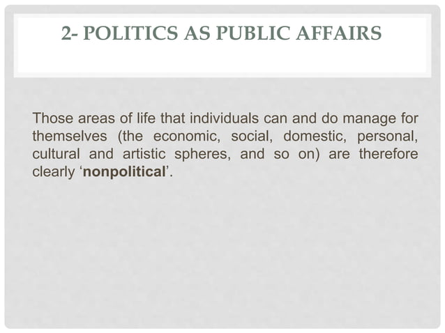 What is Politics by Andrew Heywood - Introduction to Politics | PPT ...