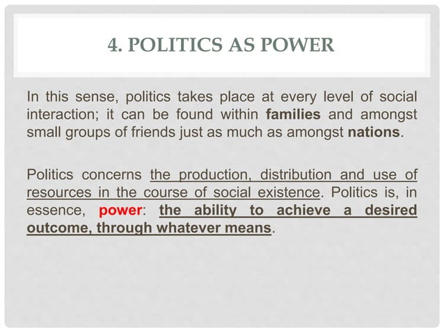 What is Politics by Andrew Heywood - Introduction to Politics | PPT ...