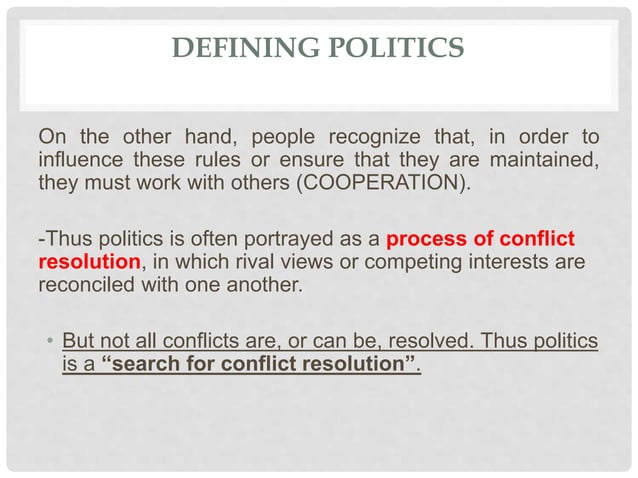 What is Politics by Andrew Heywood - Introduction to Politics | PPT ...