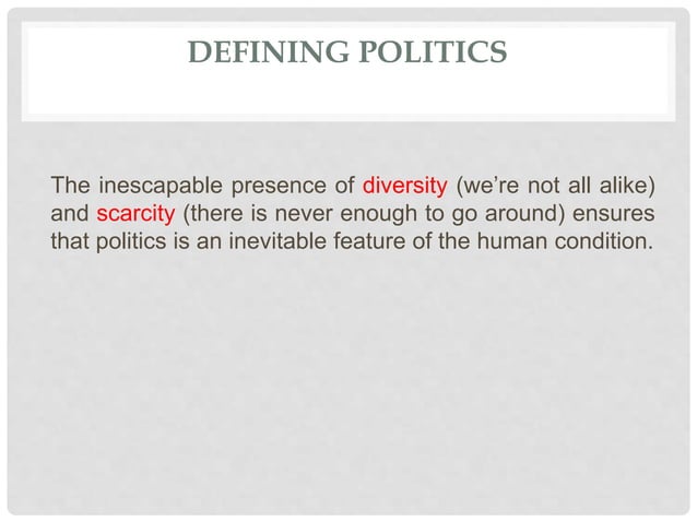 What is Politics by Andrew Heywood - Introduction to Politics | PPT ...