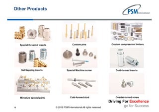 PSM Company Profile_2016 | PPT