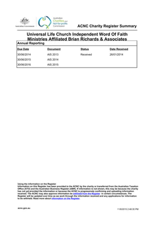 ACNCCharityRegisterSummary(2) | PDF