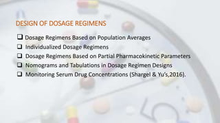 Application of Pharmacokinetics | PPTX