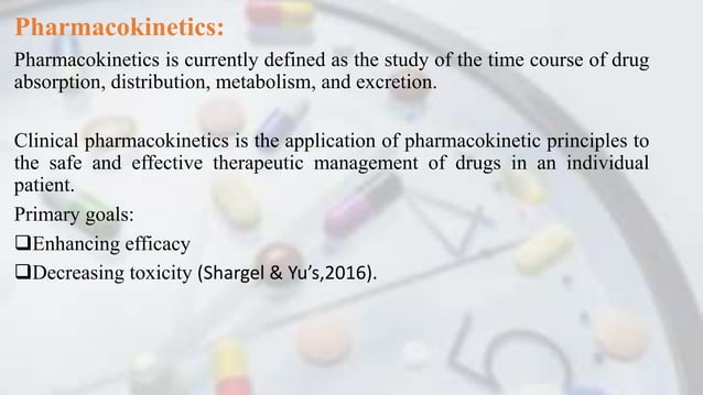 Application of Pharmacokinetics | PPTX