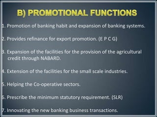 RBI and its role presentation | PPTX