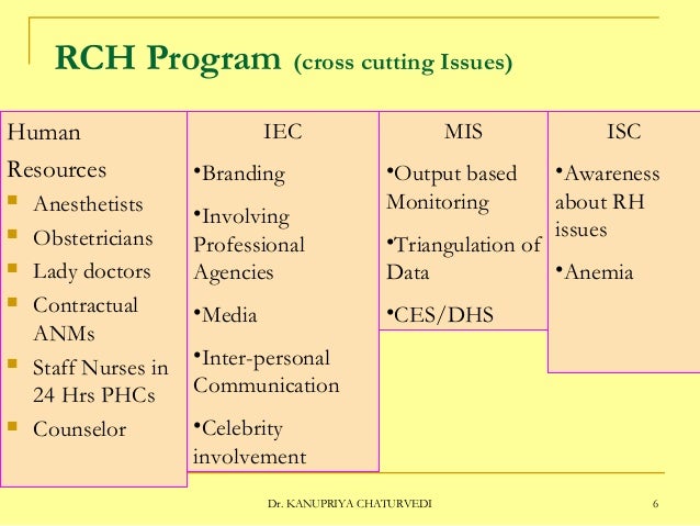 What Are The Objectives Of Rch Programme Class 12 - Design Talk