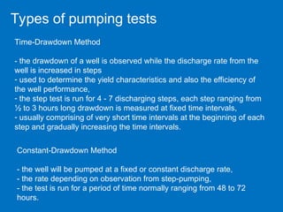 407363482-Pumping-Testgrounwaterhydrology.ppt