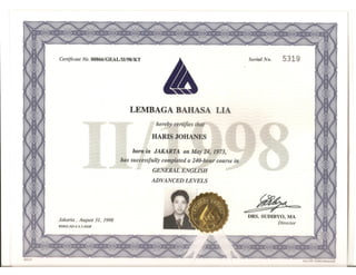 8.3.LIA General English Advance Level | PDF
