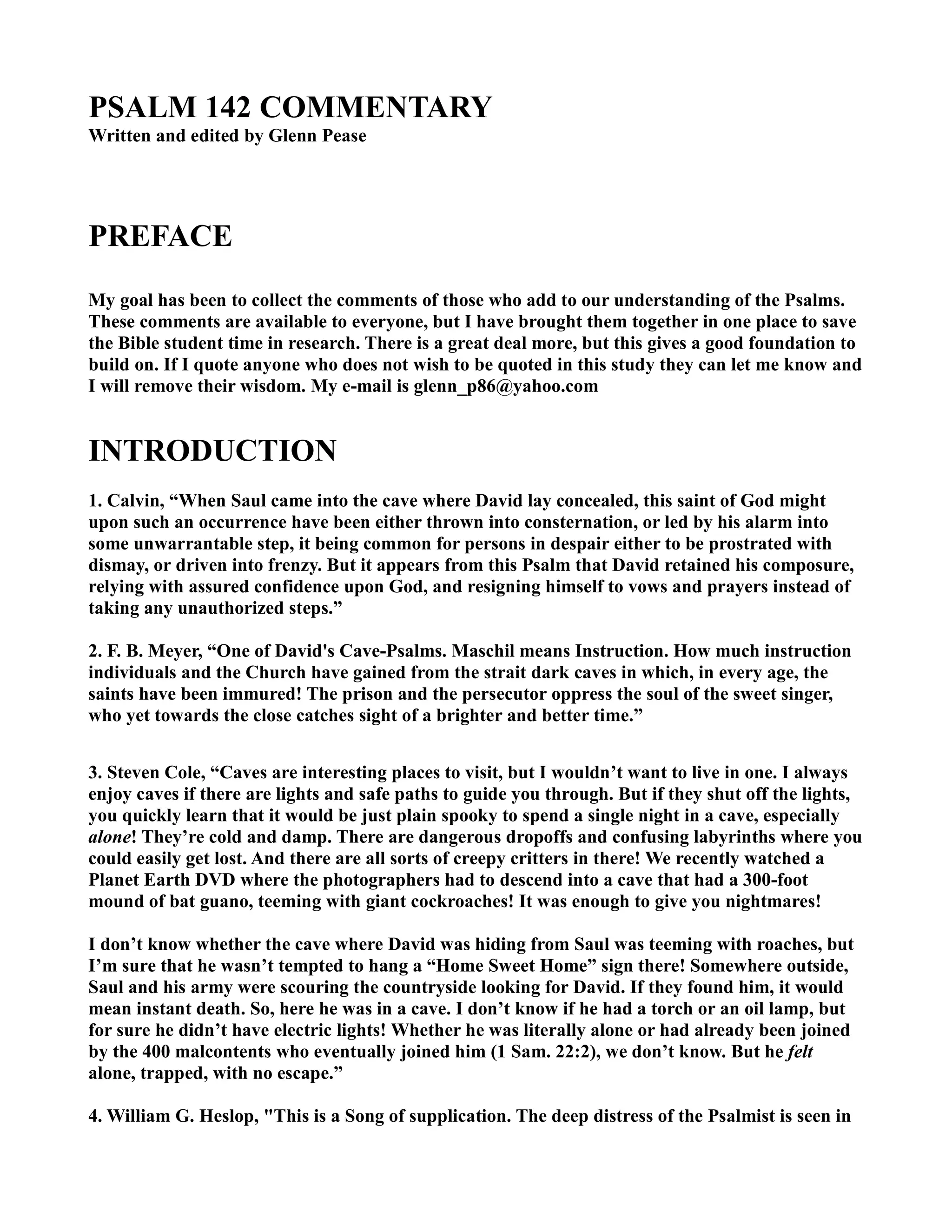 40763203 psalm-142-commentary | PDF