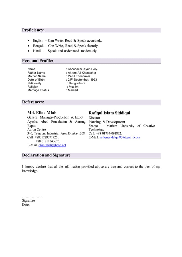 Poly final cv | DOCX | Desktop Publishing | Computer Software and ...
