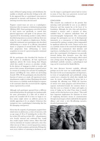 The Psychology of Tattoo Acquistion - Intervene Jan-Feb | PDF