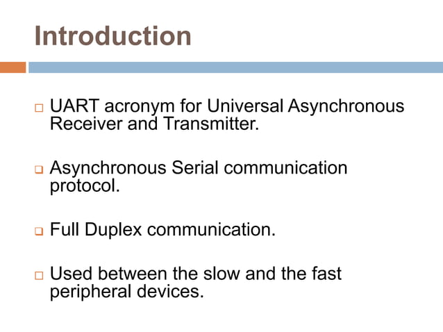 407841208-Modular-UART.pptx design and architecture | PPTX | Computing | Technology & Computing