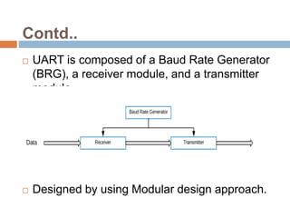 407841208-Modular-UART.pptx design and architecture | PPTX