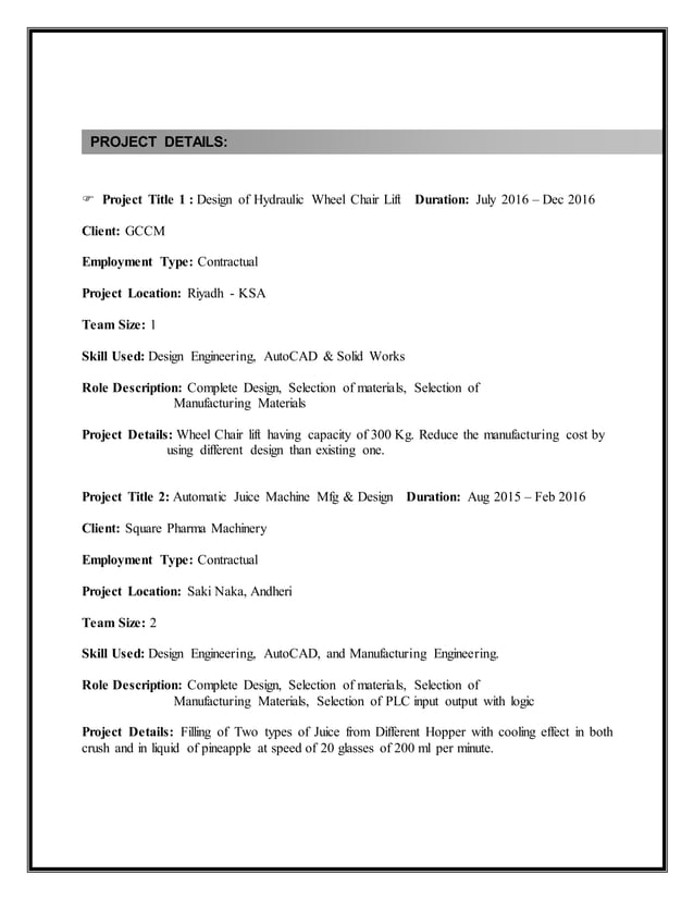 Sabir (Resume ) | DOCX