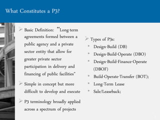 The ABCs of P3 What it Means for Cities and Towns | PDF