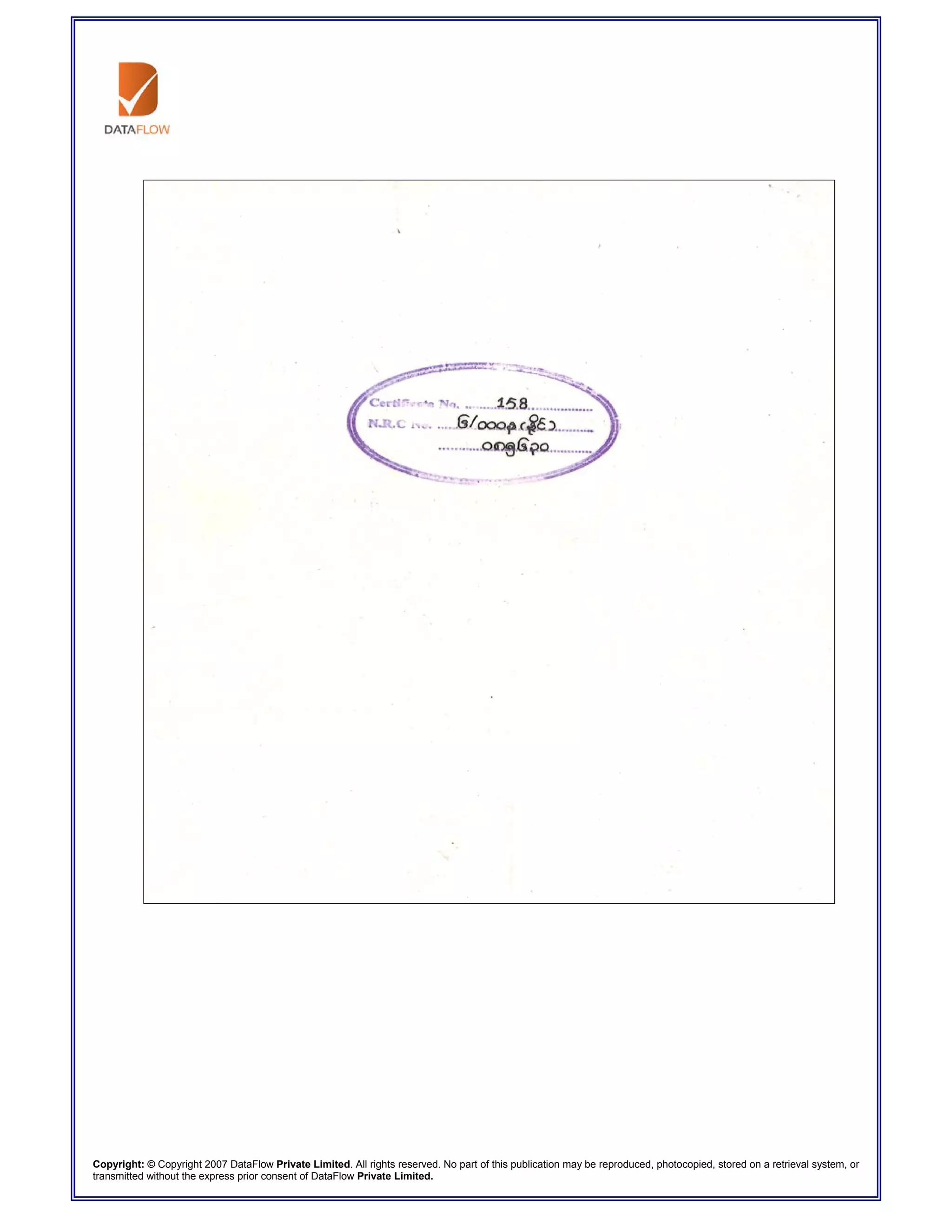 Kyaw Lin Soe - AGTI | PDF