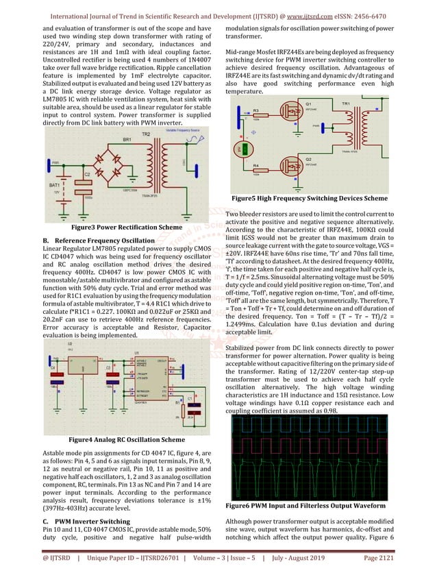 Design and Performance Analysis of 400Hz Static Frequency Converter | PDF