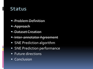 Salient named entity identification system | PPT