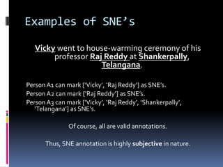 Salient named entity identification system | PPT