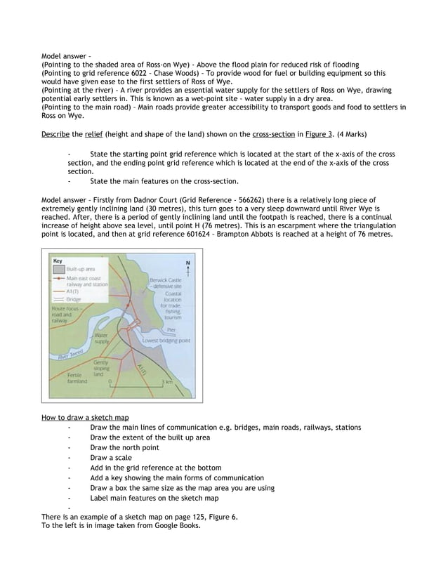 Mapwork Revision Guide final | DOC