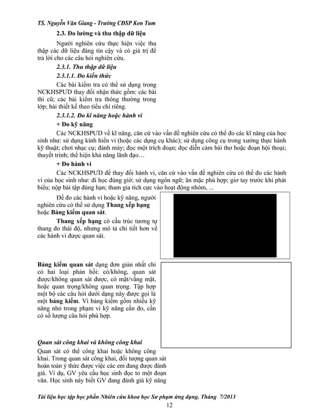 Nghiên Cứu Khoa Học Sư Phạm Ứng Dụng | PDF