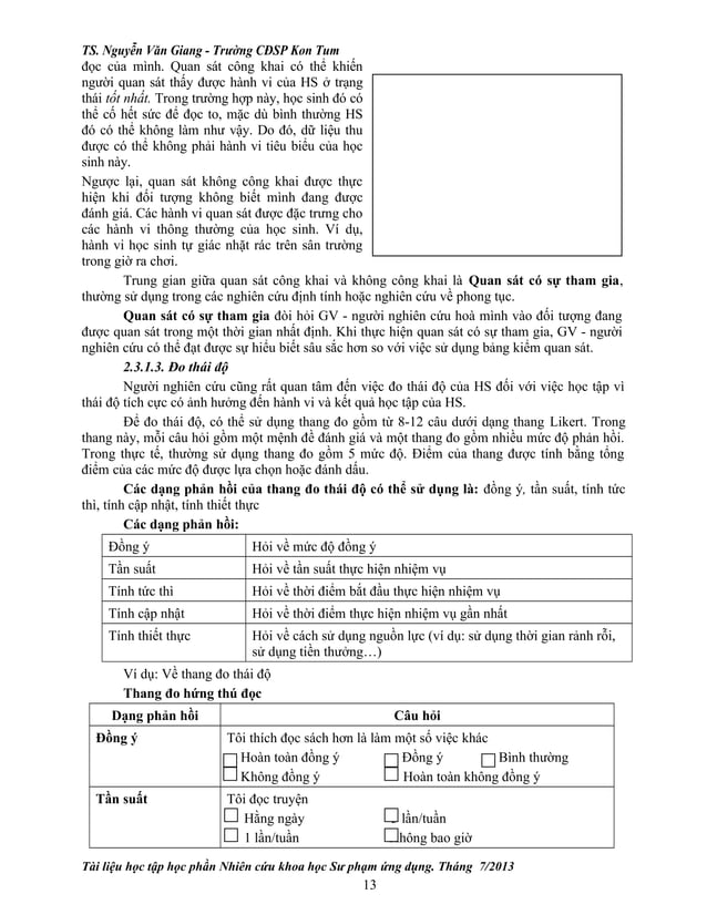 Nghiên Cứu Khoa Học Sư Phạm Ứng Dụng | PDF