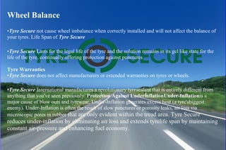 Tyre Secure PPT | PDF | Auto Safety Technologies | Auto Technology